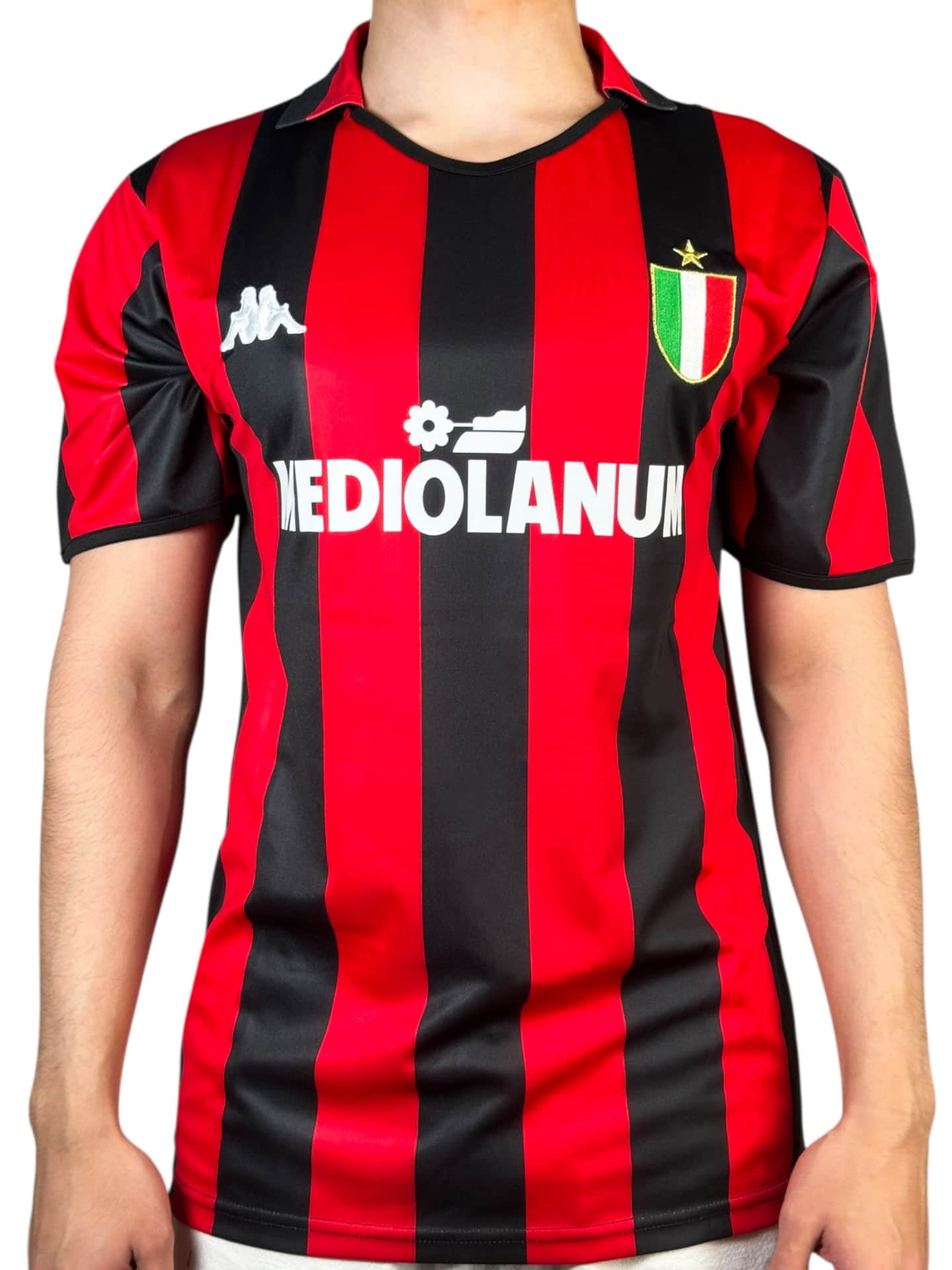 vamos|Ac Milan 88/89 Home Maldini Edition