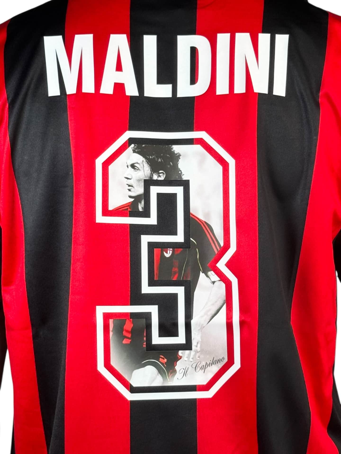 vamos|Ac Milan 88/89 Home Maldini Edition