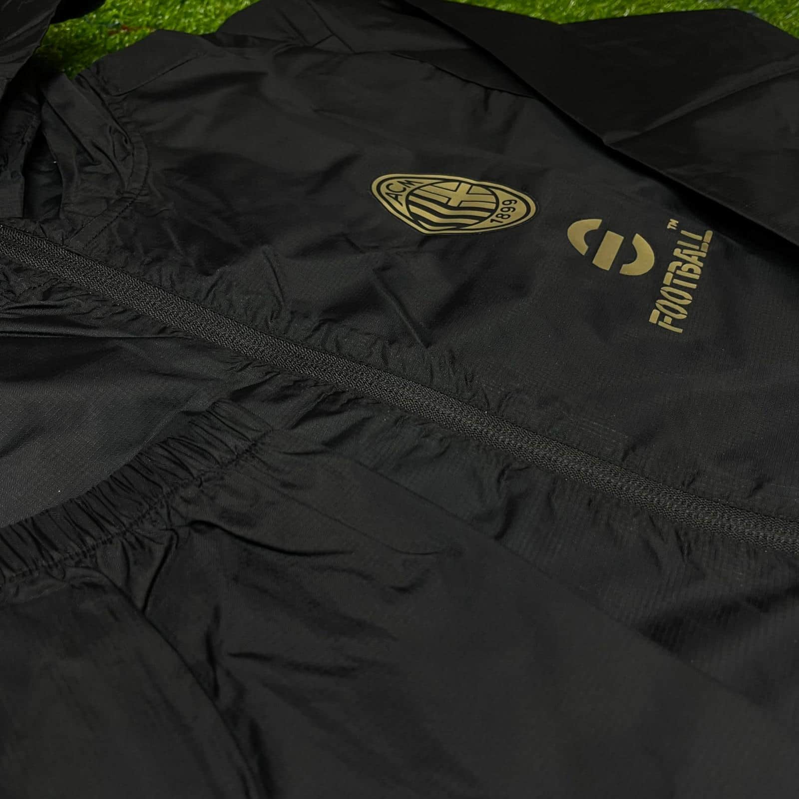 vamos|AC Milan 2025 Windbreaker Jacket Black