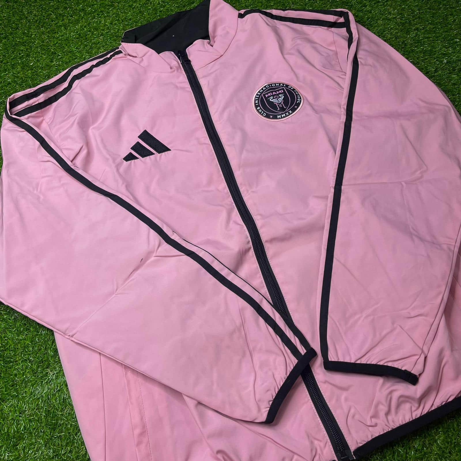 vamos|Inter Miami 2025 Double Sided Wind Breaker Jacket Black / Pink
